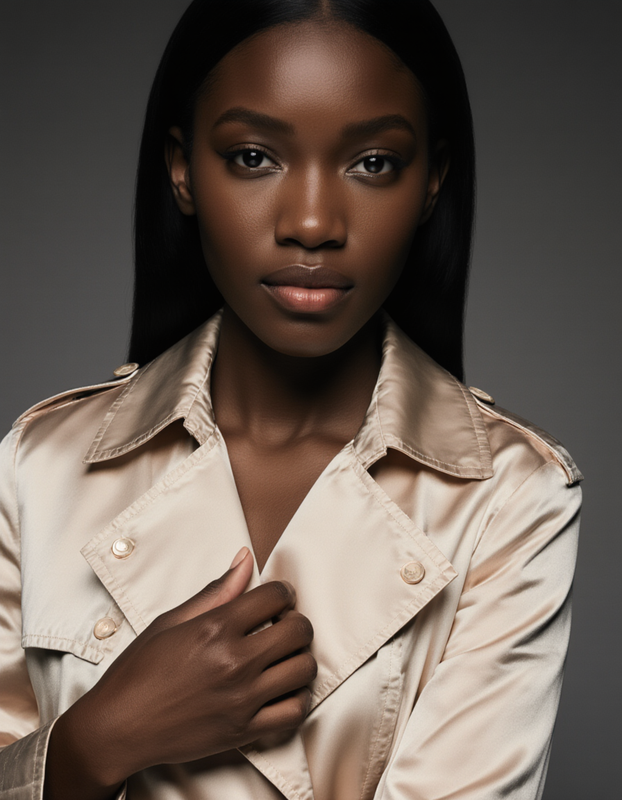 Dark Brown Skin Female AI Fashion Photoshoot | Rawshot AI