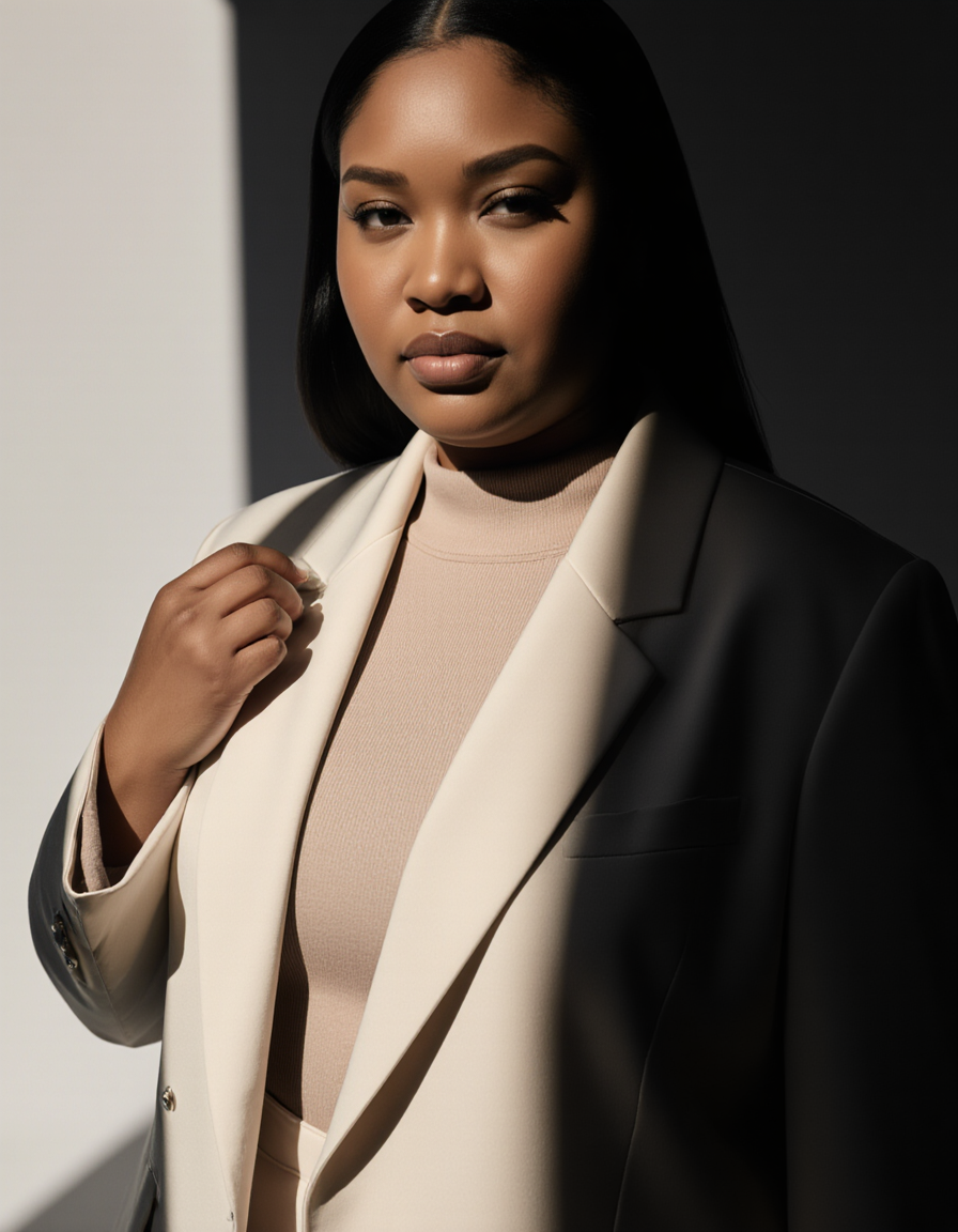 Plus-Size Female AI Fashion Photoshoot | Rawshot AI